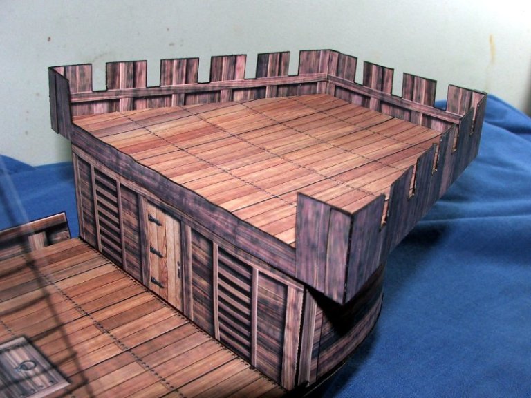 Fat Dragon Games Medieval Cog – Papercraft Build | Sirrob01