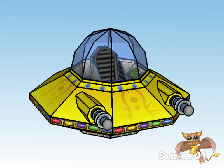 UFO MK I – Papercraft | Sirrob01