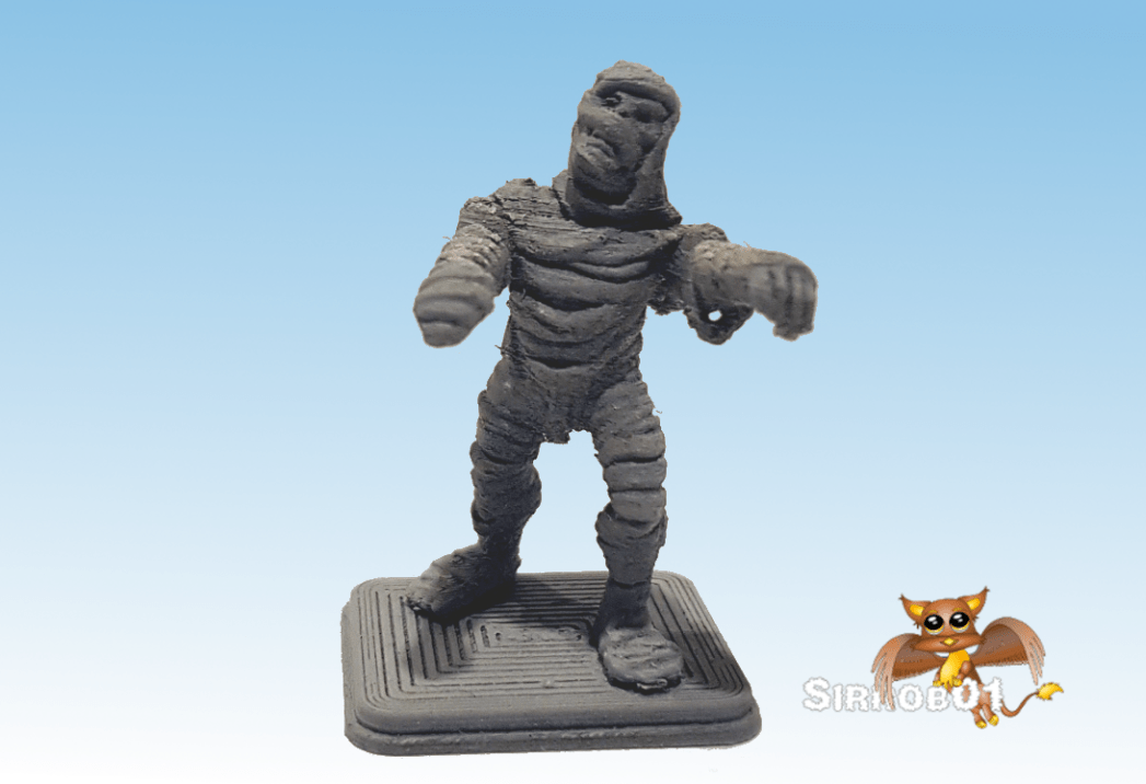 Miniature Painting – 3d printed Heroquest Alternate Mummy | Sirrob01