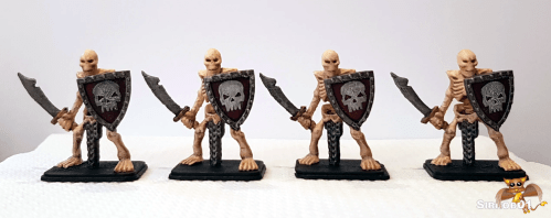 Miniature Painting – 3d printed Heroquest Alternate Skeletons | Sirrob01