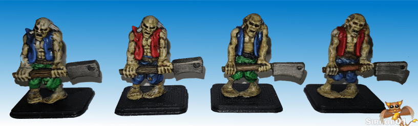 Miniature Painting – 3d Printed Heroquest Zombie | Sirrob01